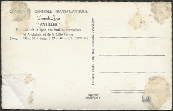 ANTILLES CGT/French Line b4