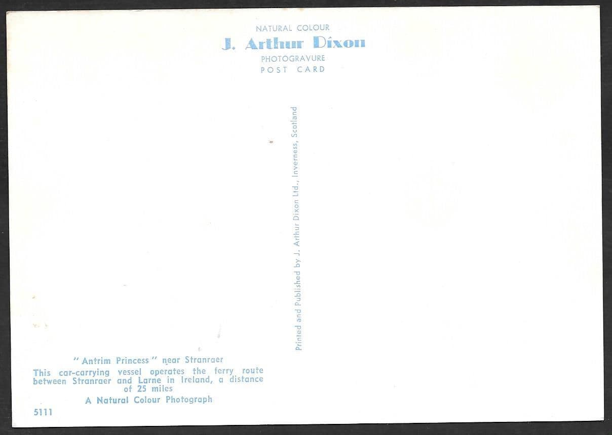 ANTRIM PRINCESS British Railways a