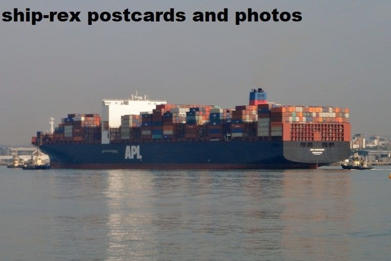 APL RAFFLES container ship