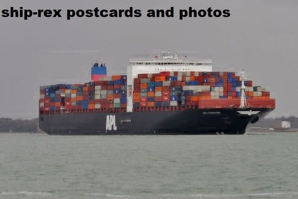 APL RAFFLES container ship