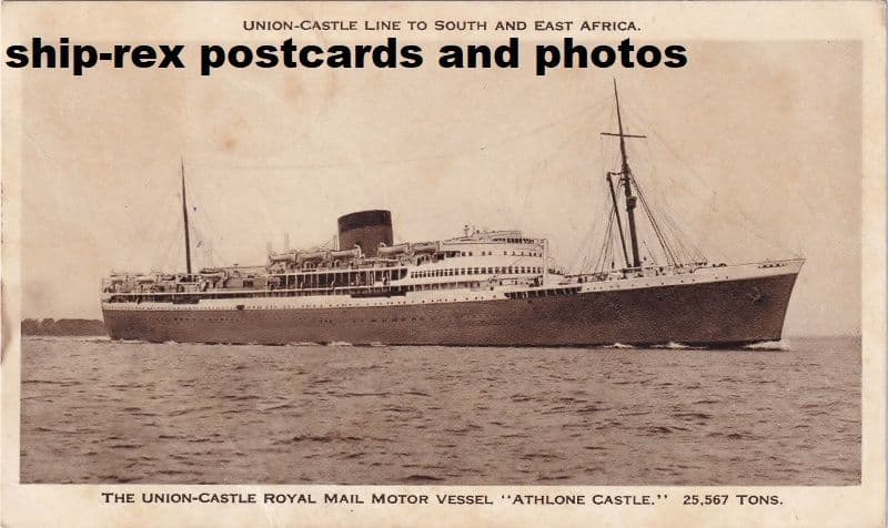 ATHLONE CASTLE Union Castle Line a3