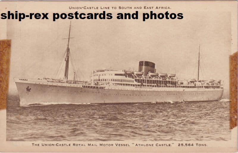 ATHLONE CASTLE Union Castle Line b2