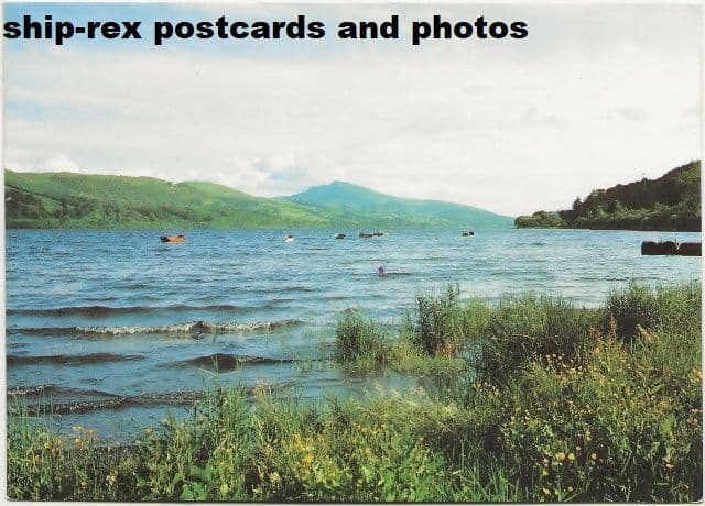 Bala Lake Llyn Tegid postcard b