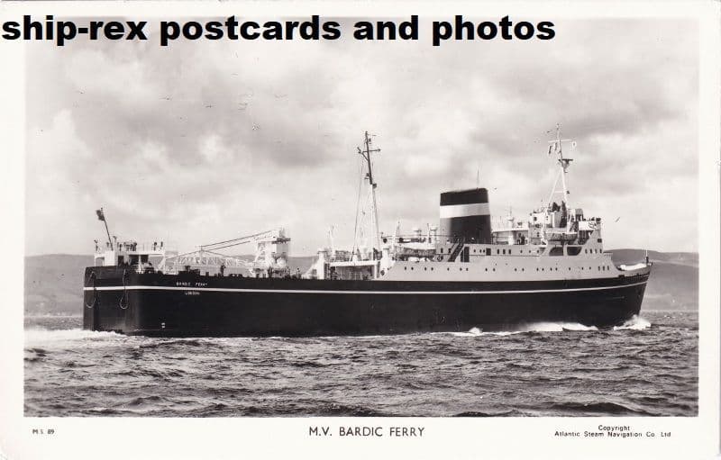 BARDIC FERRY Atlantic Steam Navigation