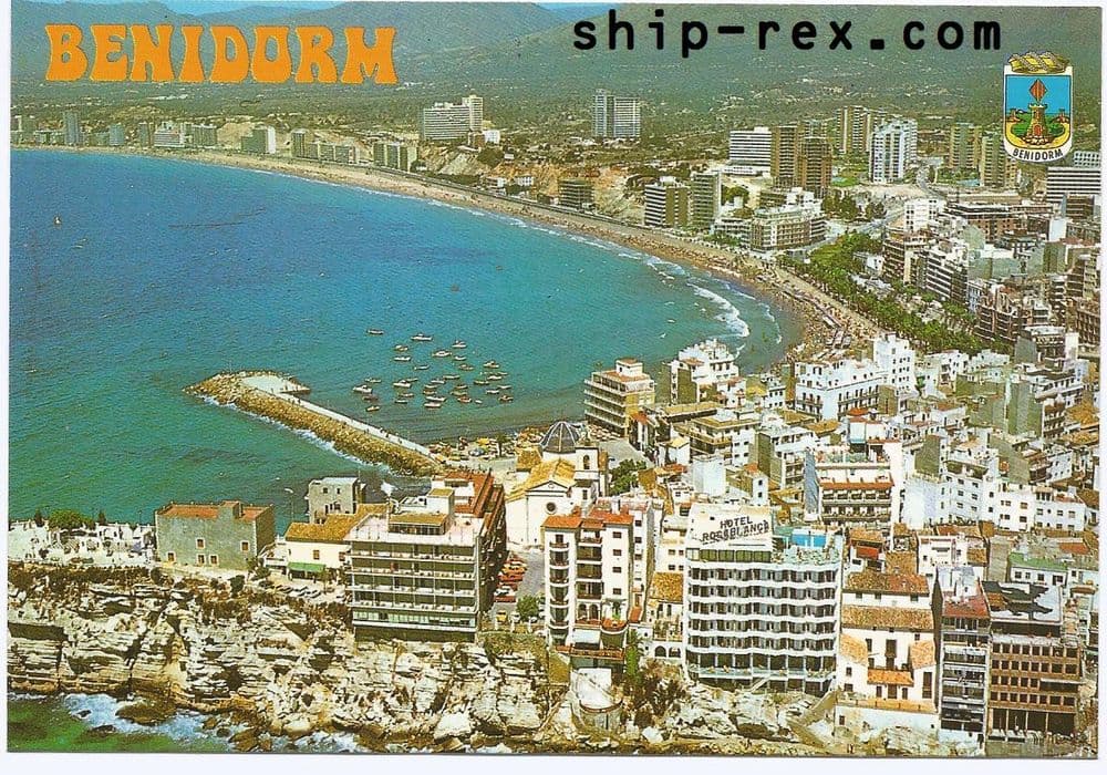 Benidorm Playa de Poniente - postcard