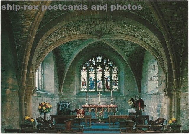 Birkenhead Priory Chapter House postcard