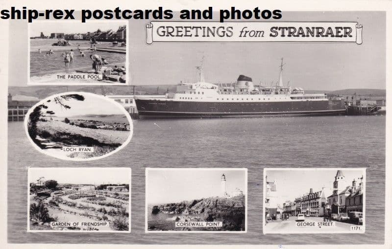 CALEDONIAN PRINCESS 1961a at Stranraer