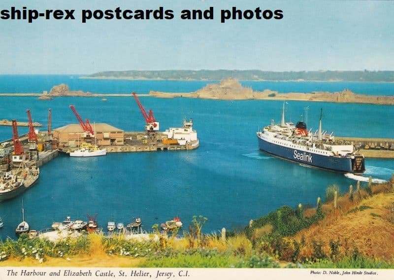 CALEDONIAN PRINCESS 1961c Sealink at St Helier