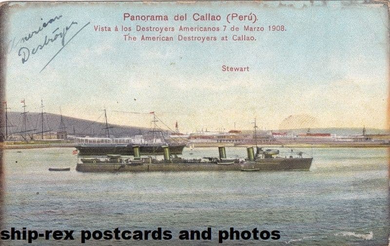 Callao Peru US destroyers
