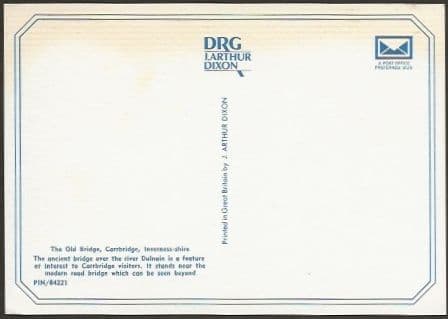 Carrbridge The Old Bridge postcard a2