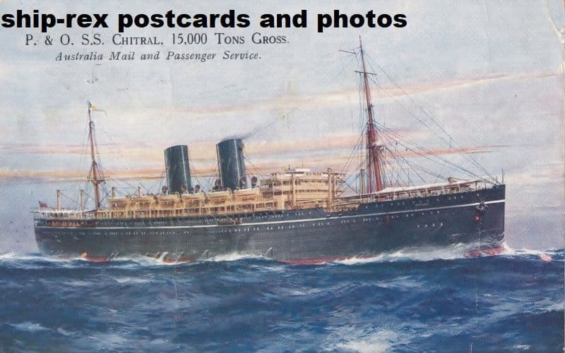 CHITRAL 1925 P&O Line b