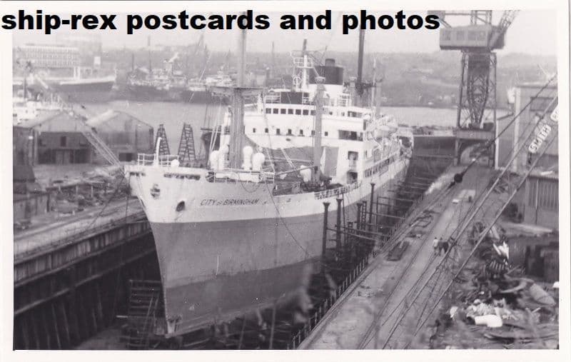 CITY OF BIRMINGHAM 1949 Ellerman Lines b