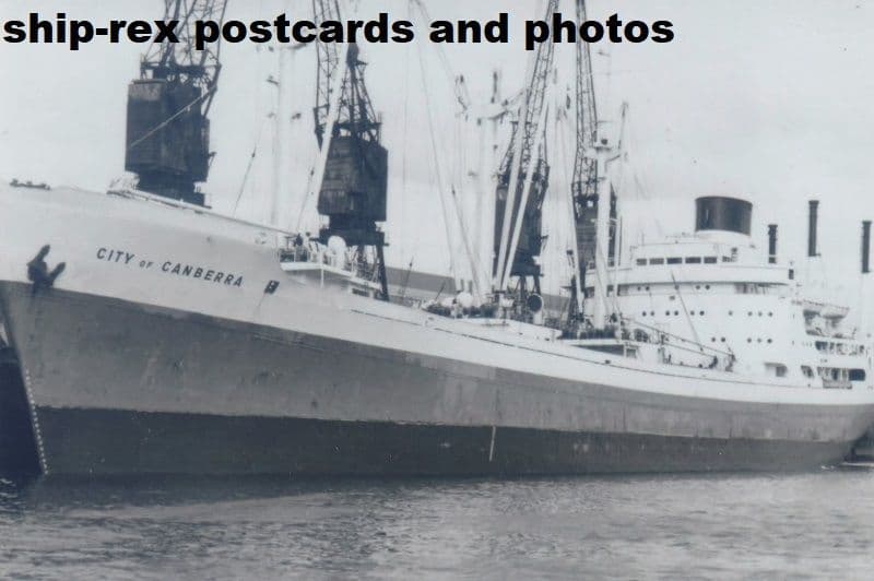 CITY OF CANBERRA Ellerman Lines