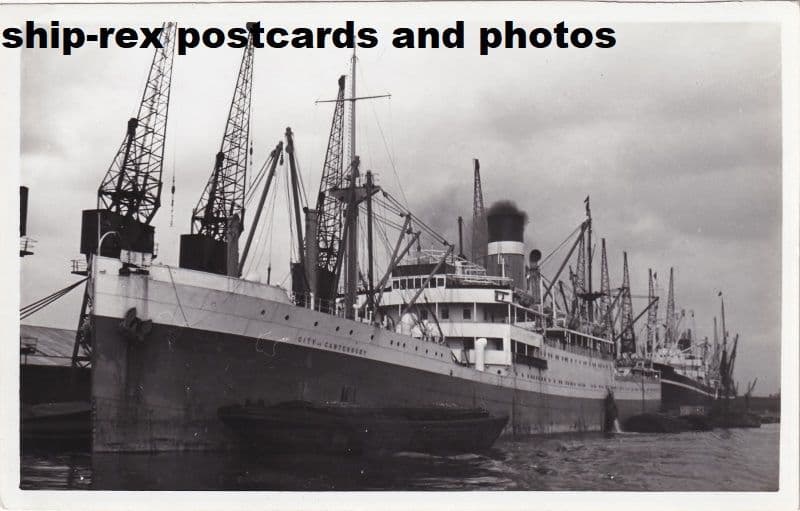 CITY OF CANTERBURY Ellerman Lines b