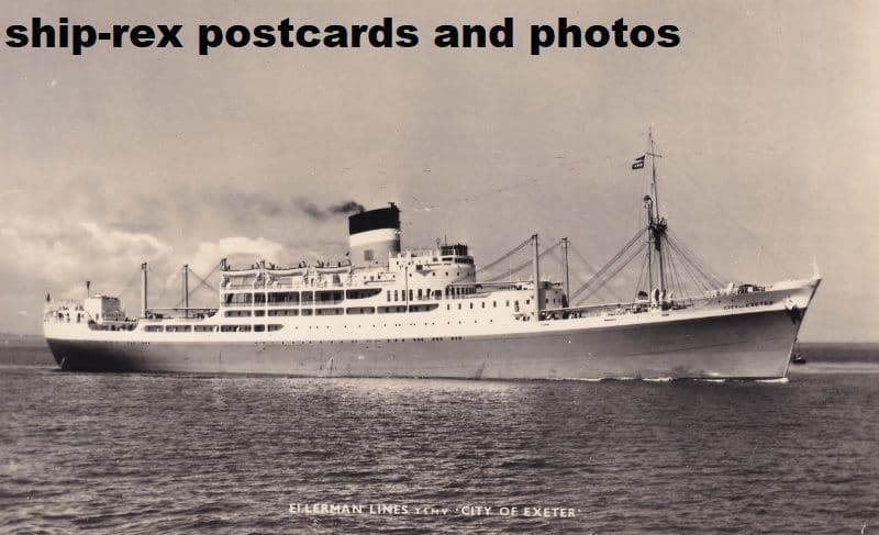 CITY OF EXETER Ellerman Lines c2