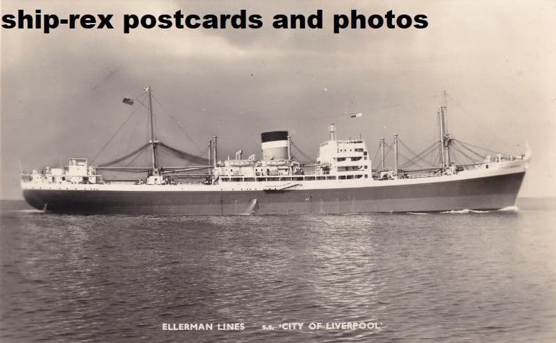 CITY OF LIVERPOOL 1949 Ellerman Lines b2