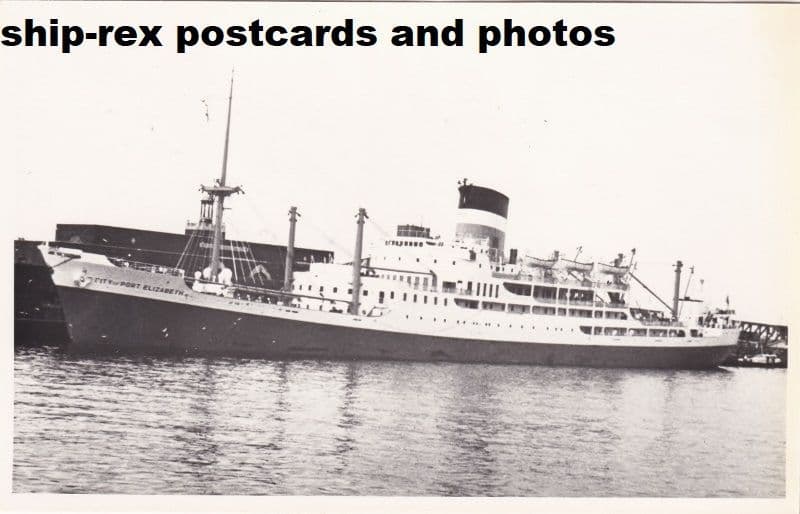 CITY OF PORT ELIZABETH Ellerman Lines b