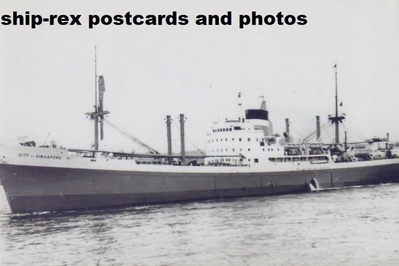 CITY OF SINGAPORE Ellerman Lines b