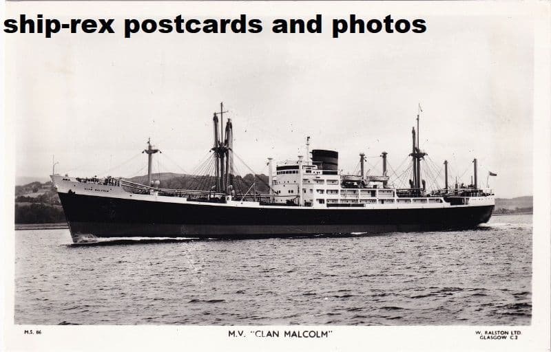 CLAN MALCOLM 1957 Clan Line a2