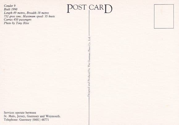 CONDOR 9 Condor Ferries