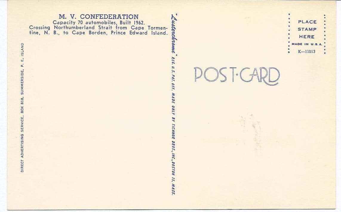 CONFEDERATION 1962 Canadian National a1