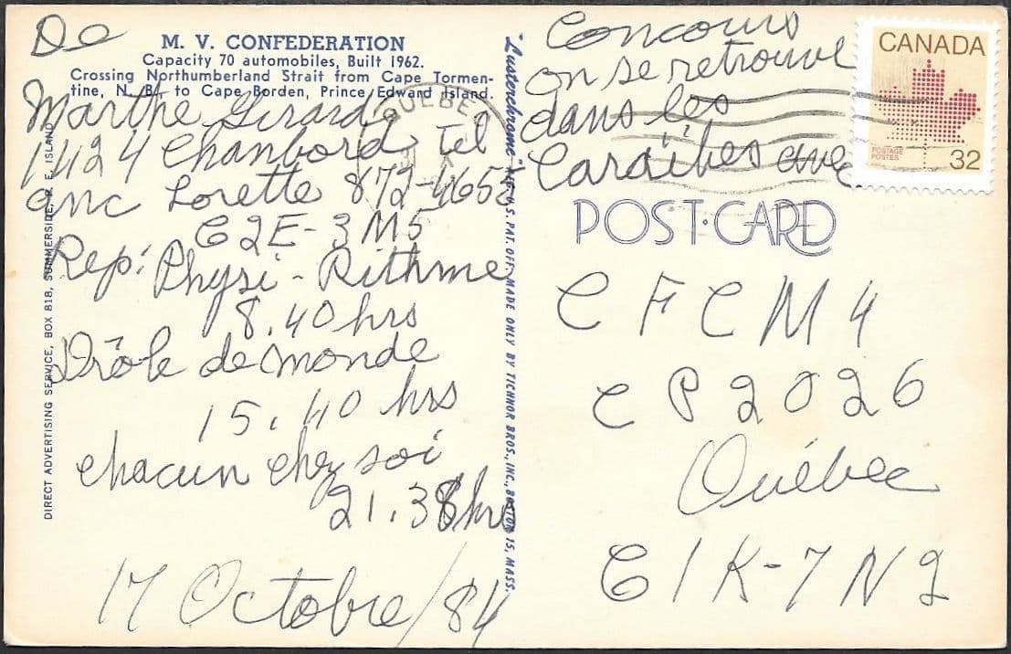 CONFEDERATION 1962 Canadian National a2