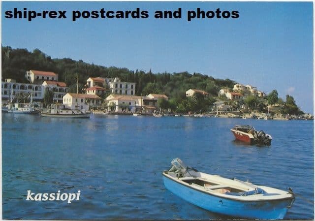 Corfu Kassiopi postcard
