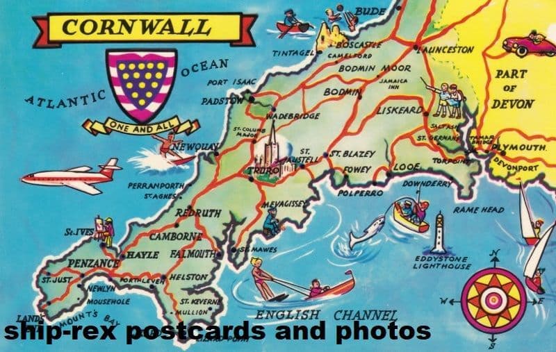Cornwall map