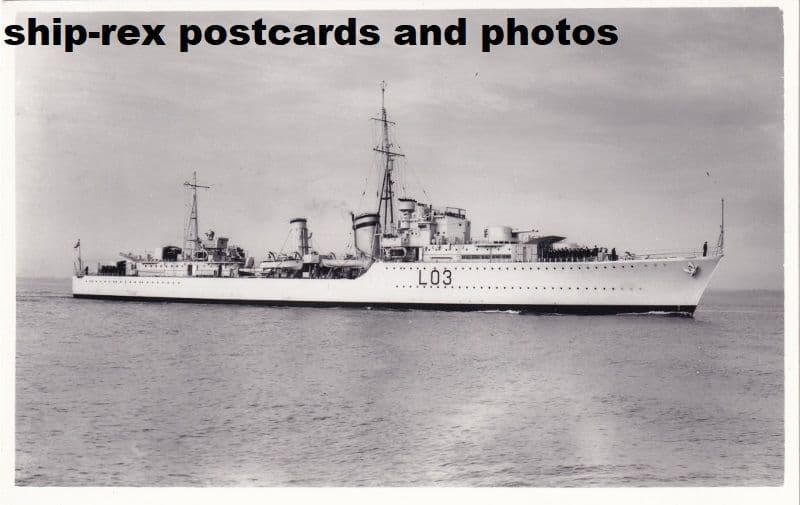 COSSACK 1938 Royal Navy