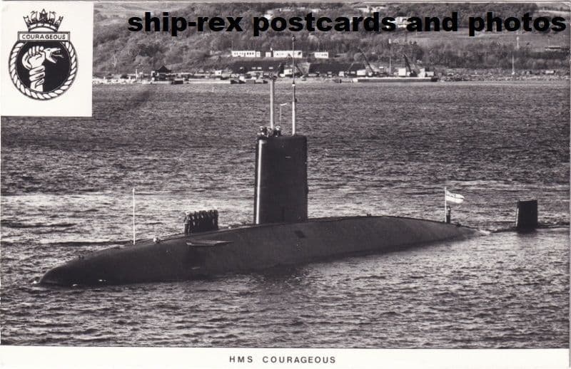 COURAGEOUS 1971 Royal Navy b