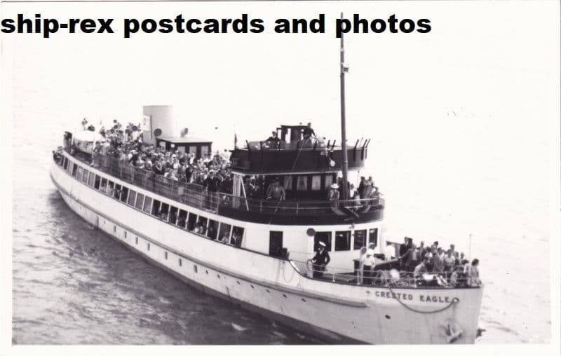 CRESTED EAGLE 1947 General Steam Navigation c