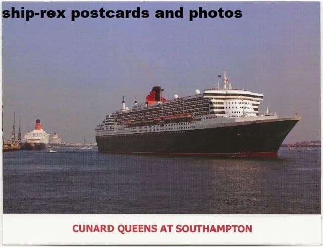 Cunard Queens at Southampton c
