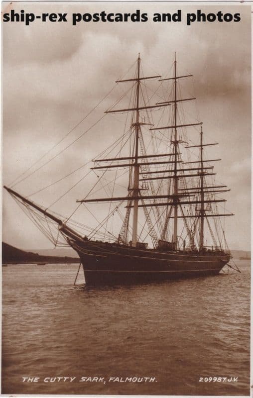 CUTTY SARK tea clipper at Falmouth c