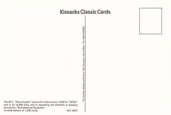 DANA ANGLIA 1978b Scandinavian Seaways e