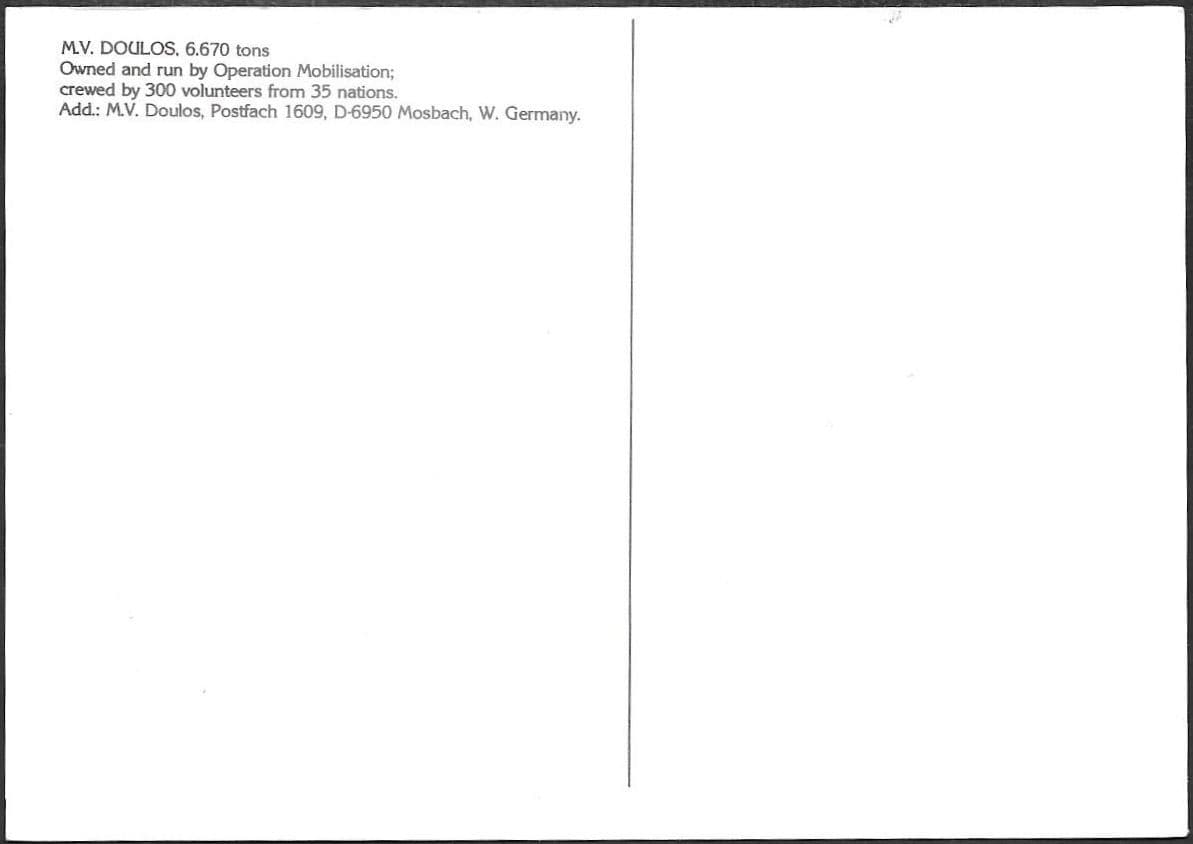 DOULOS Operation Mobilisation