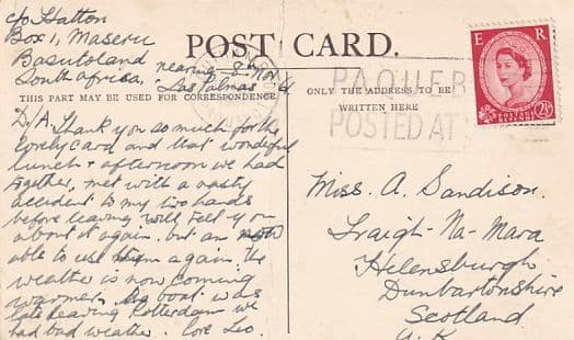 DURBAN CASTLE Union Castle Line a2