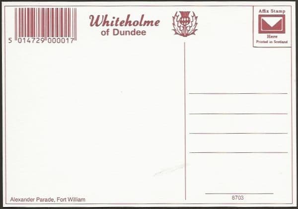 Fort William Alexander Parade postcard