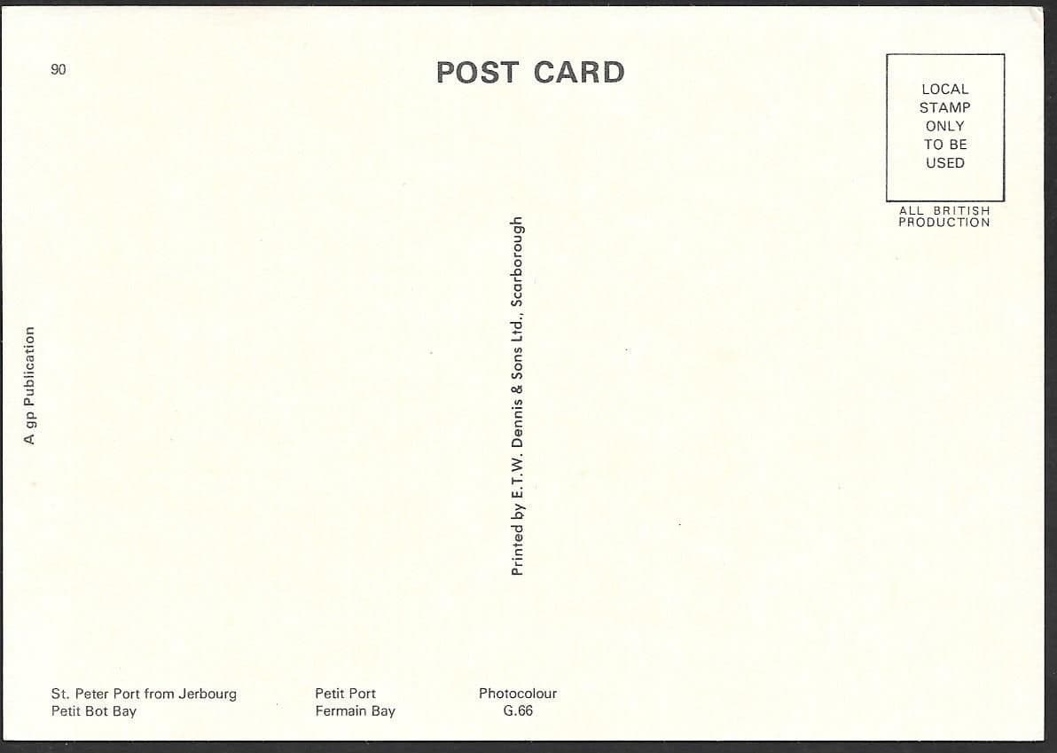 Guernsey multi-view postcard