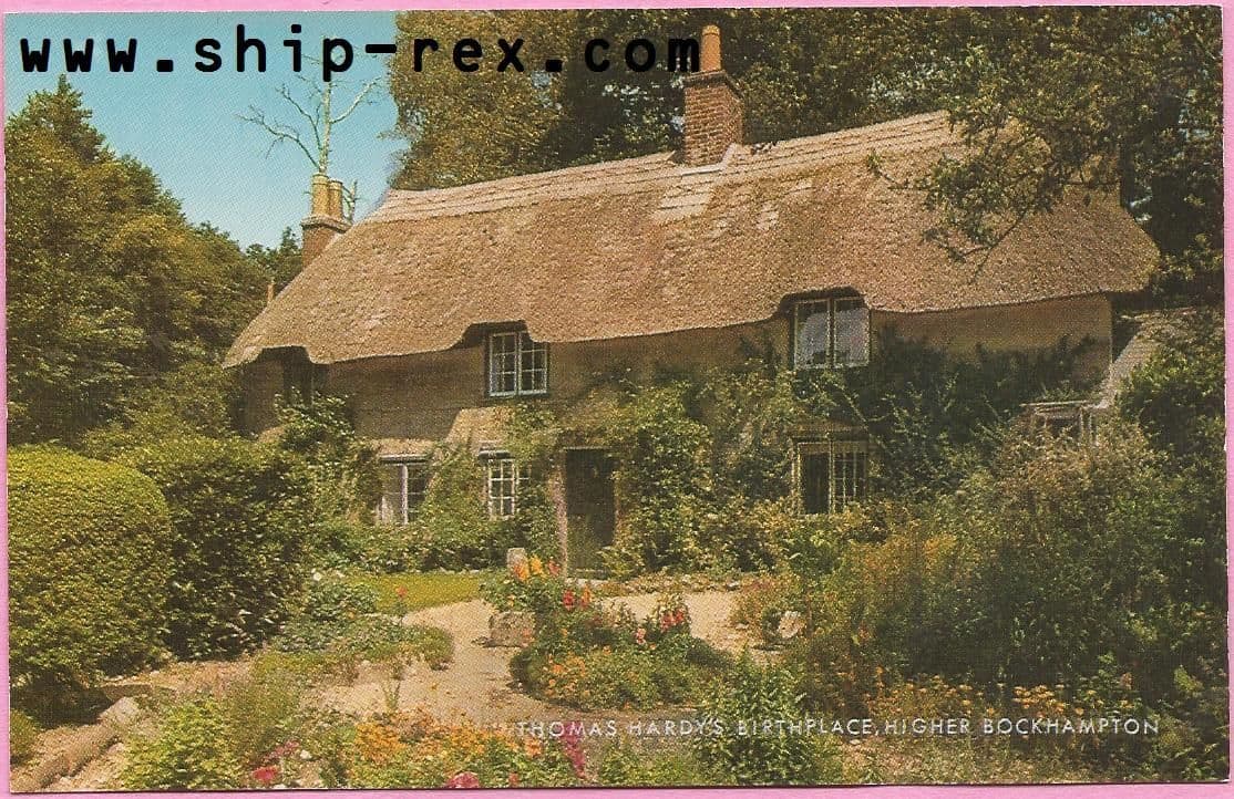 Higher Bockhampton Thomas Hardys Birthplace - postcard