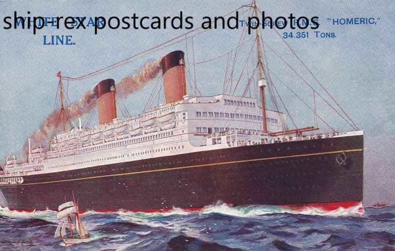 HOMERIC 1922 White Star Line b
