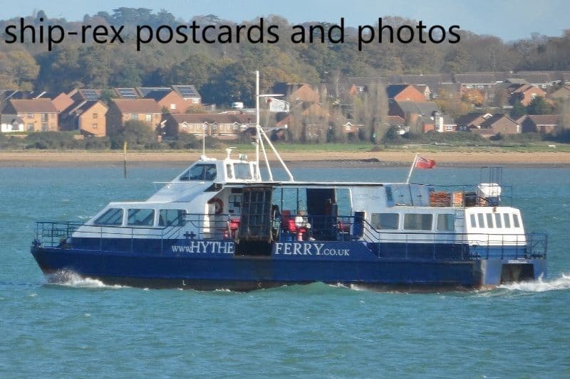 HYTHE SCENE Blue Funnel Ferries