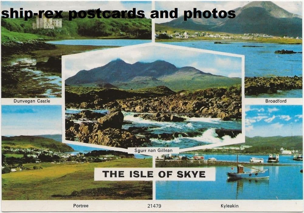 Isle Of Skye multi-view postcard c