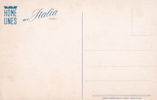 ITALIA 1948 Home Lines c2