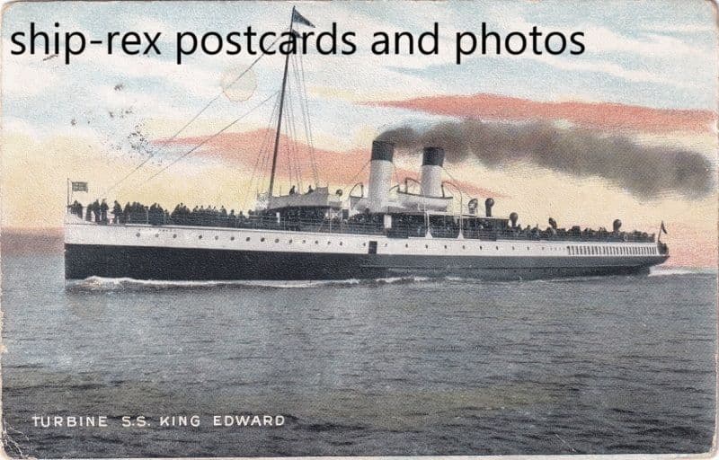 KING EDWARD 1901a Turbine Steamers b