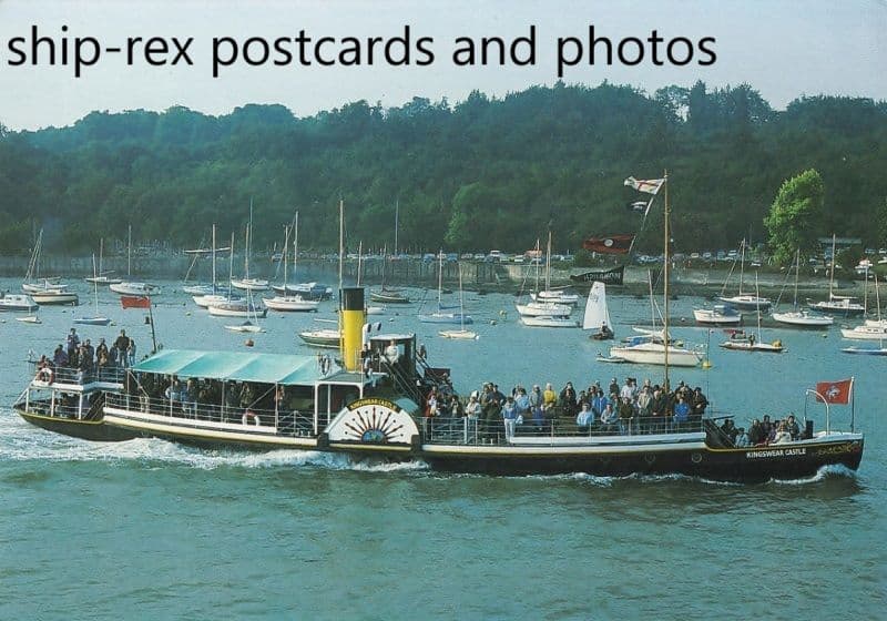 KINGSWEAR CASTLE 1924b Paddle Steamer PS c
