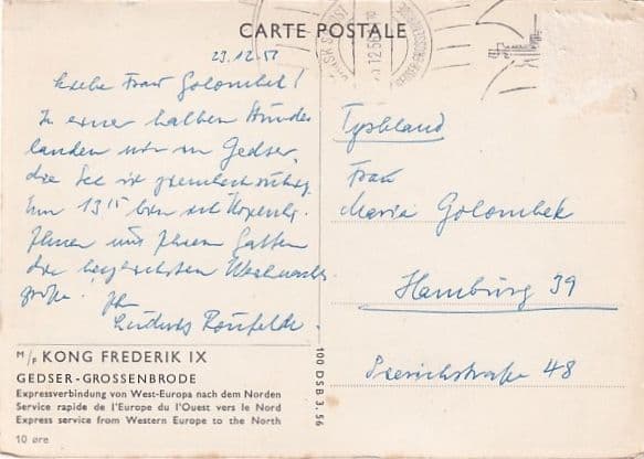 KONG FREDERIK IX Danish State Railways b