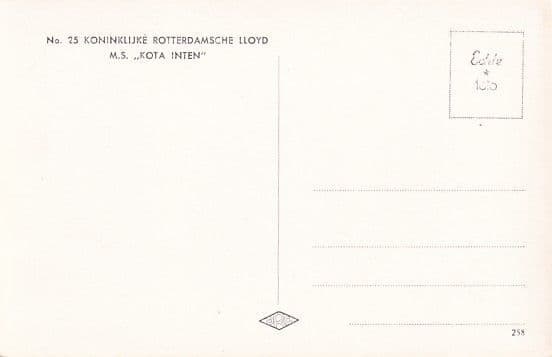 KOTA INTEN Royal Rotterdam Lloyd a2