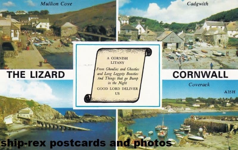 Lizard Cornwall multi-view postcard