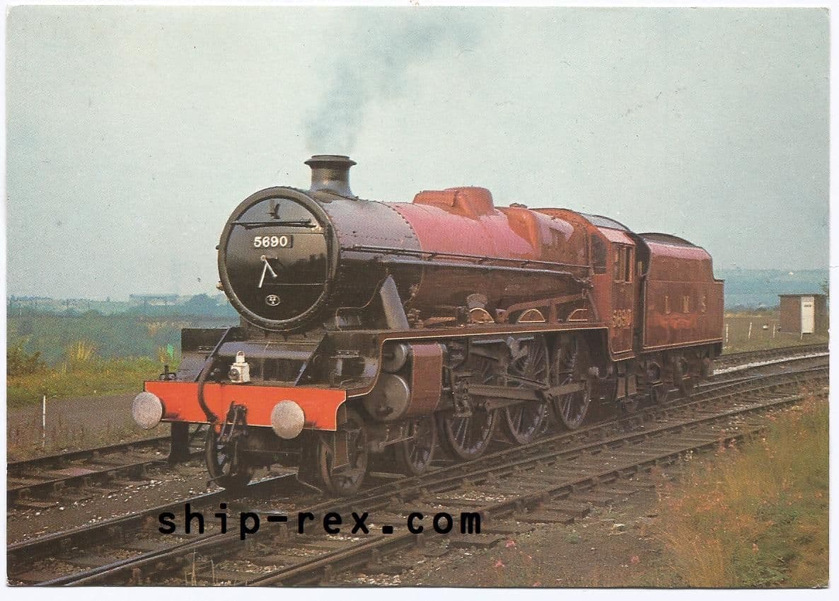Lms Jubilee Class Locomotive Leander Postcard