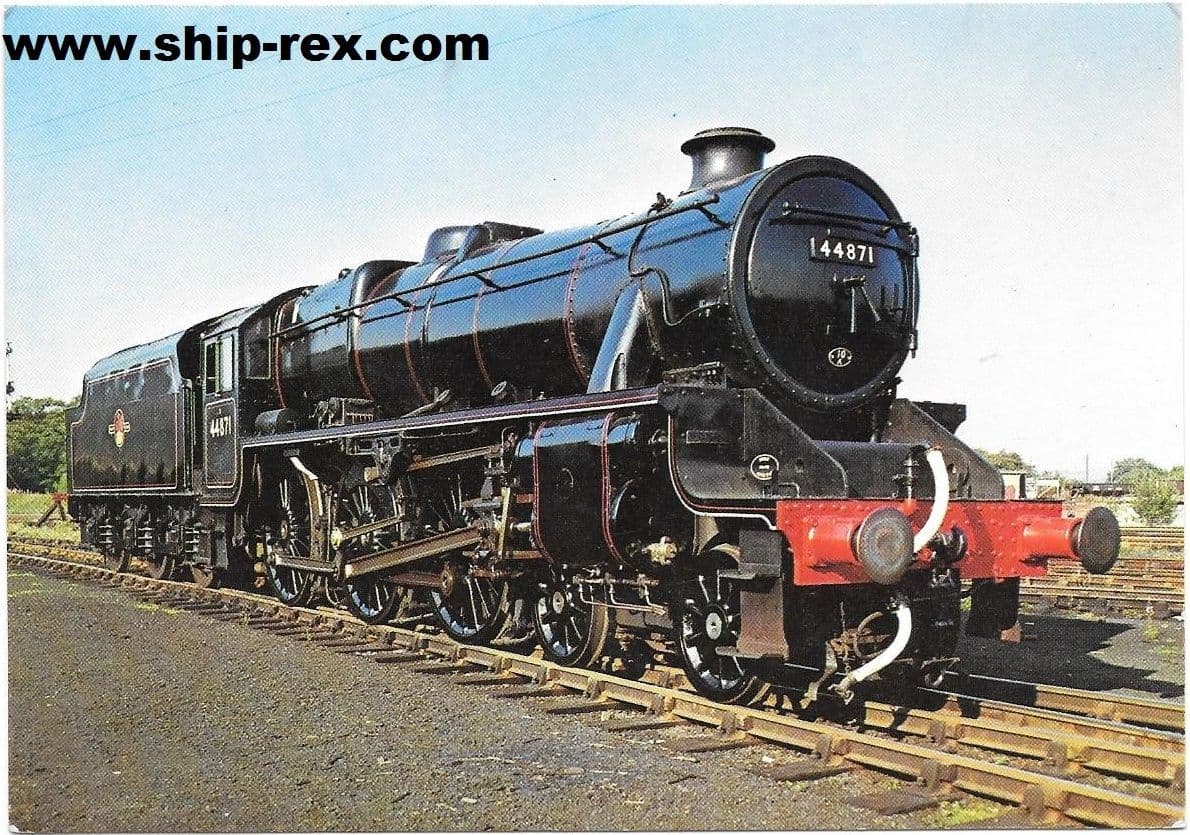 LMS Stanier Class 5 Locomotive - postcard